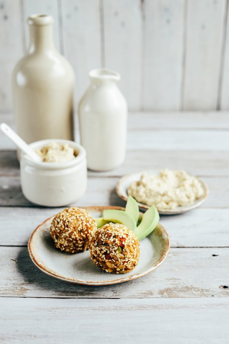 Vegetarian Pumpkin Brown Rice Balls with Hummus or Tamari – Stuck in ...