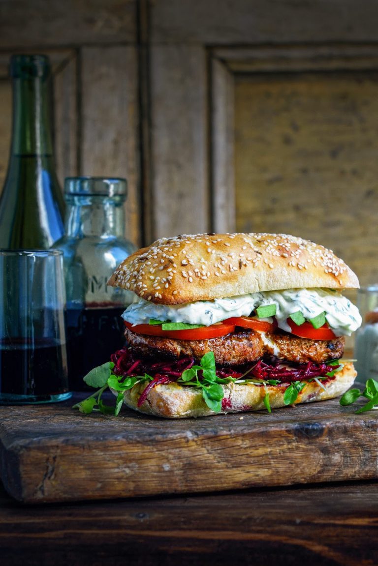 the ultimate lamb burger & rosewater rhubarb eton mess – Stuck in the ...